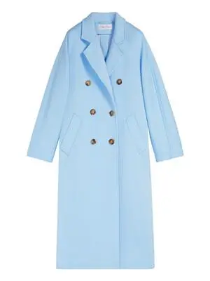 Max Mara Double Breasted Coat - Blue