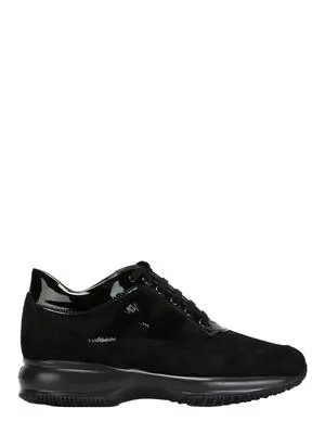 Hogan Interactive Lace-up Sneakers - Black
