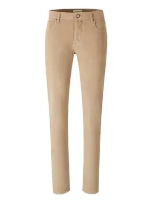 Jacob Cohen Casual Pants With Mid-waist Design - Camel
