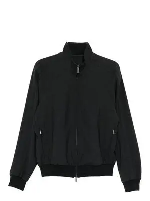 Emporio Armani Zip-up Bomber Jacket - Black