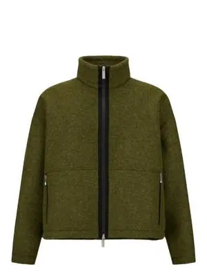 Herno High-neck Zip-front Jacket - Military