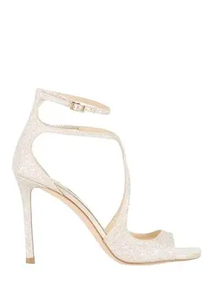 JIMMY CHOO Jimmy Choo High-Heeled Sandals With Glitter Finish