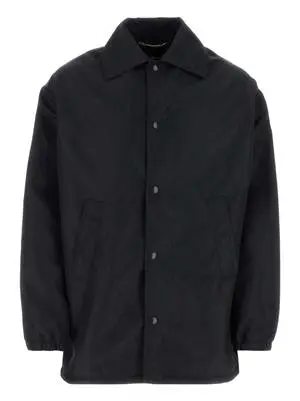 Dolce & Gabbana Logo Plaque Parka - Black