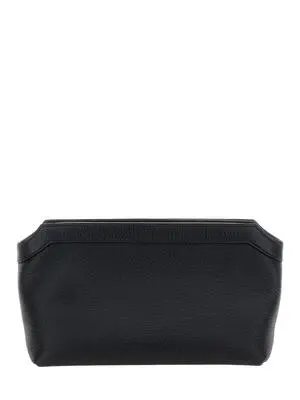 THE ROW Terras Clutch Bag - Black