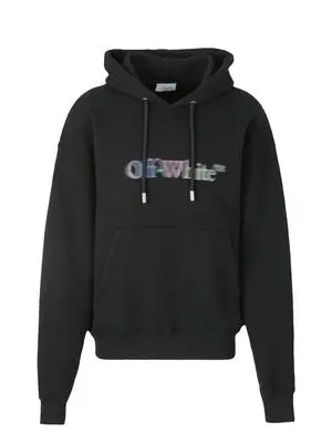 Off-White Logo-print Hoodie - Black