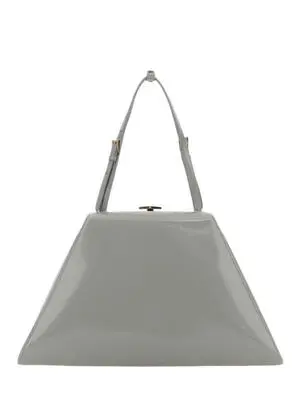 Prada Logo Buckle Handbag - Cloud Ash