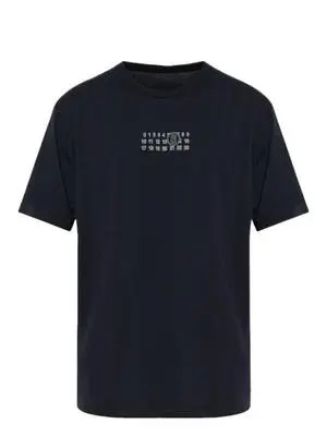 MAISON MARGIELA Numeric Printed Crewneck T-shirt - Black