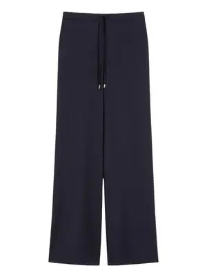 Max Mara Max Mara Studio Berard High-Waist Drawstring Trousers Blue