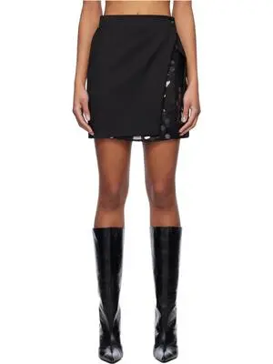 16Arlington Noelia Mini Skirt - Black