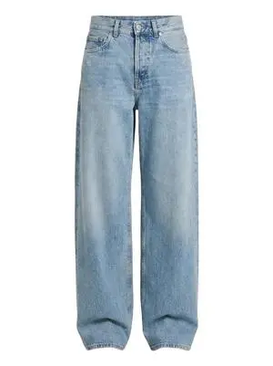 HAIKURE Haikure Faded Wide-Leg Jeans Blue