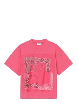 Kenzo Bandana Print T-shirt - Pink