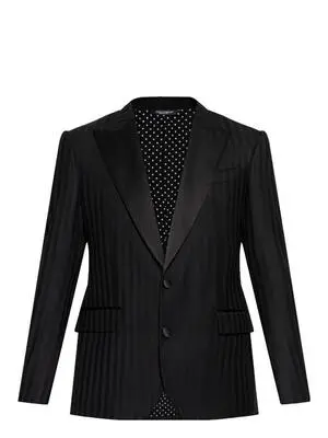 Dolce & Gabbana Dolce Gabbana Single-breasted Blazer - Black