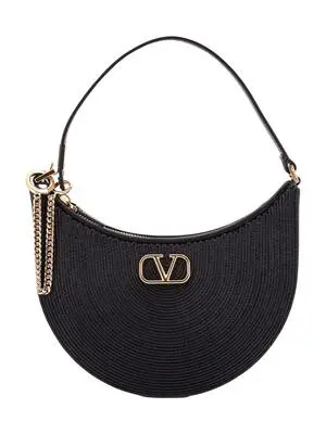 Valentino Garavani Valentino VLogo Signature Mini Hobo Bag Black