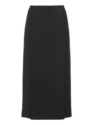 Chloé Low-waist Straight Skirt - Black