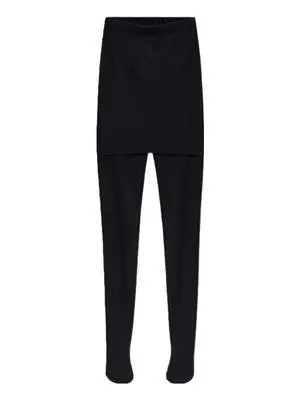 Vetements Skirted Leggings - Black