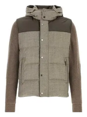 MOORER Benso Hooded Down Jacket - Gray