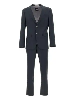 Hugo Boss Huge Slim Fit Suit - Black