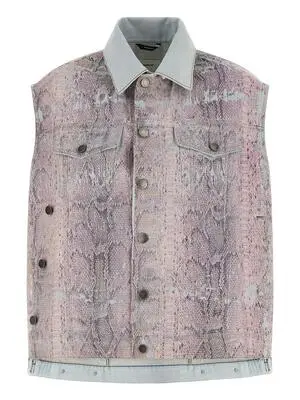 HAIKURE Janette Vest With Python Print - Multicolor