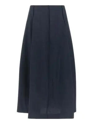 THEORY Theory Pleated Midi Skirt