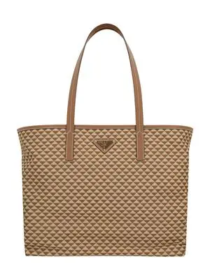 Prada Prada Re-Nylon Top Handle Bag Caramel