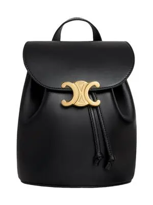 Celine Bonnie Backpack In Smooth Calfskin - Black