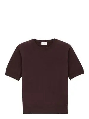 Saint Laurent Saint Laurent Wool T-Shirt Sweater Marron