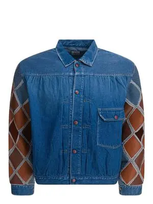 Kapital Paneled Denim Jacket - Blue
