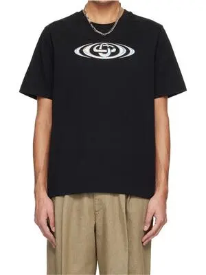 Casablanca Airbrush Logo T-shirt - Black