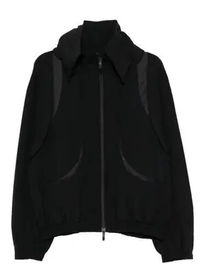 ADER ERROR Long-sleeved Zip-up Jacket - Black