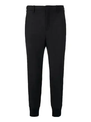 Neil Barrett Logo Detail Casual Pants - Black