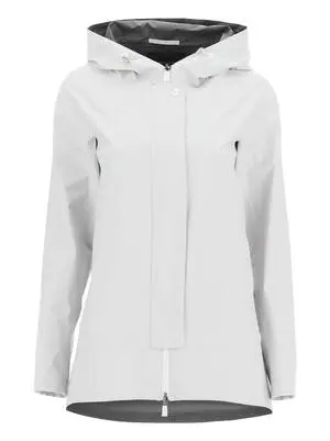 Herno Gore-tex Layered Hooded Jacket - White