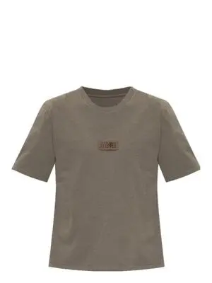 MAISON MARGIELA Logo Patch T-shirt - Gray