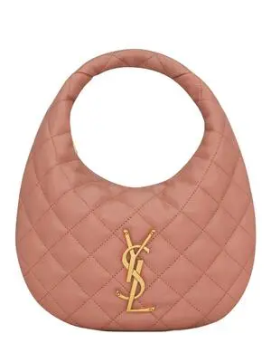 Saint Laurent Icare Baby Quilted Shoulder Bag - Hydrangea Color