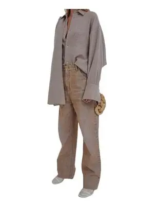 DARKPARK Lisa Chain Adorned Carpenter Jeans - Gray