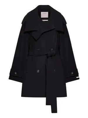 Sportmax Bouquet Belted Trench Coat - Black