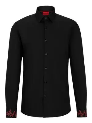 Hugo Boss Cotton Shirt - Black