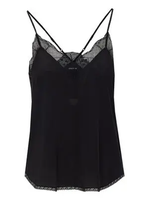 Zadig&Voltaire Christy Lace Trimmed Camisole - Black