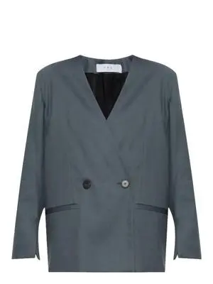 IRO PARIS Double-breasted Long Sleeve Blazer - Gray