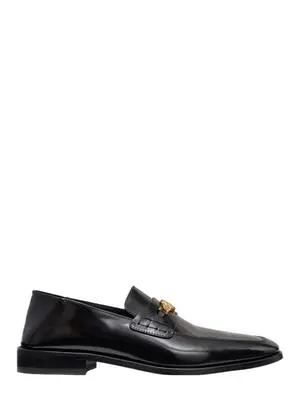 Amiri Logo Plaque Loafers - Black