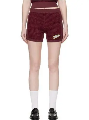 Casablanca Jacquard Knit Shorts - Nude
