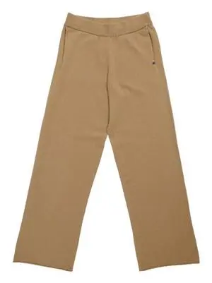 EXTREME CASHMERE Extreme Cashmere Logo Detail Wide Leg Pants