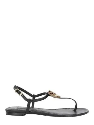Dolce & Gabbana T-bar Sandals - Black