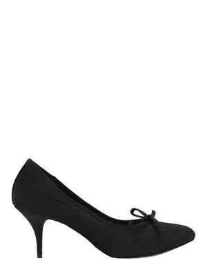 Balenciaga Leopold Pumps With Bow Detailing - Black