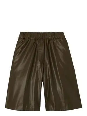 Dries Van Noten Wide Leg Shorts - Green