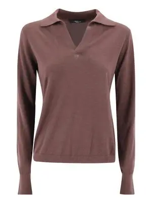 MAX MARA Weekend Max Mara Knitted Polo Shirt