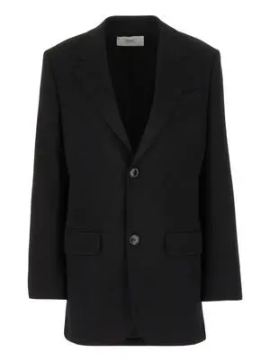 Ami Single-breasted Tailored Blazer - Black