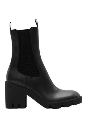 BURBERRY Burberry Elasticated-Panelled Round Toe Boots