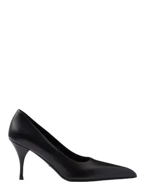Prada Pointed-toe Slip-on Pumps - Black