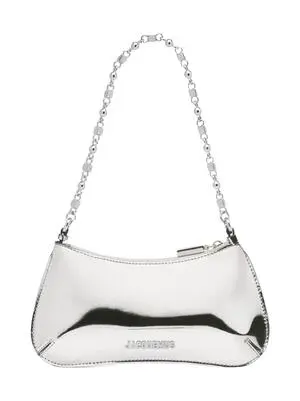 Jacquemus Small Bisou Chaine Shoulder Bag - Silver