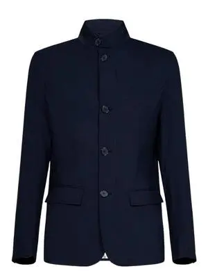 Herno Single-breasted Buttoned Blazer - Black